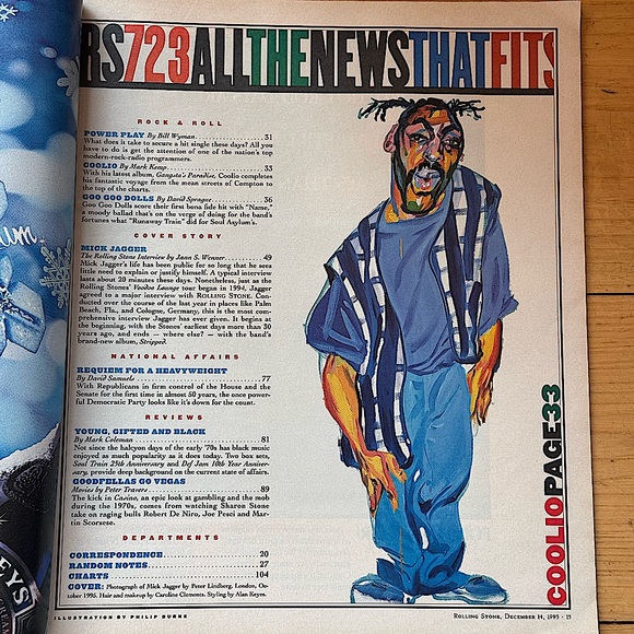 the Rolling Stones | Office | Vintage Rolling Stone Magazine 723 Mick ...